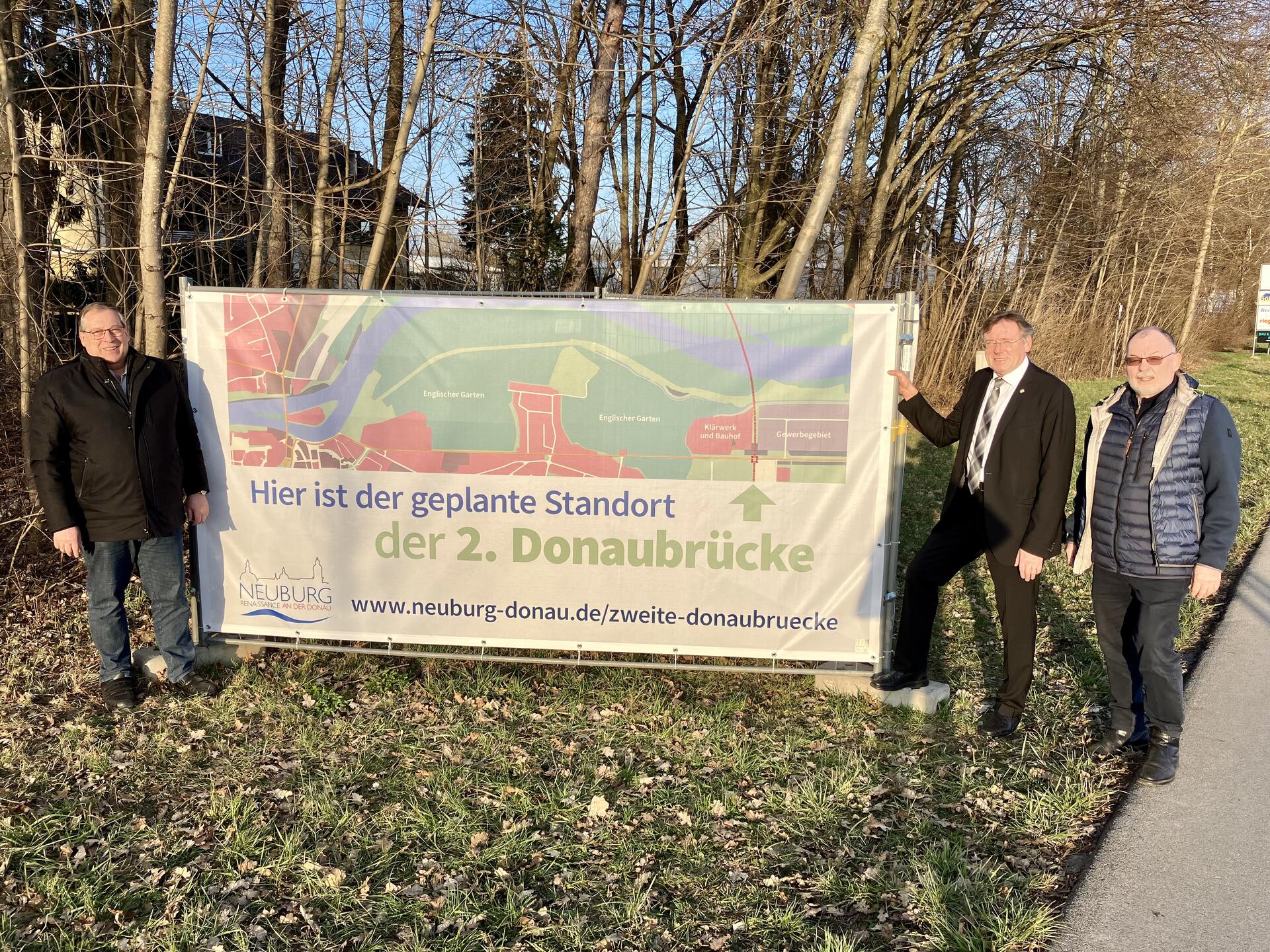 Hier verläuft die Trasse der Ostumfahrung - Stadt Neuburg an der Donau